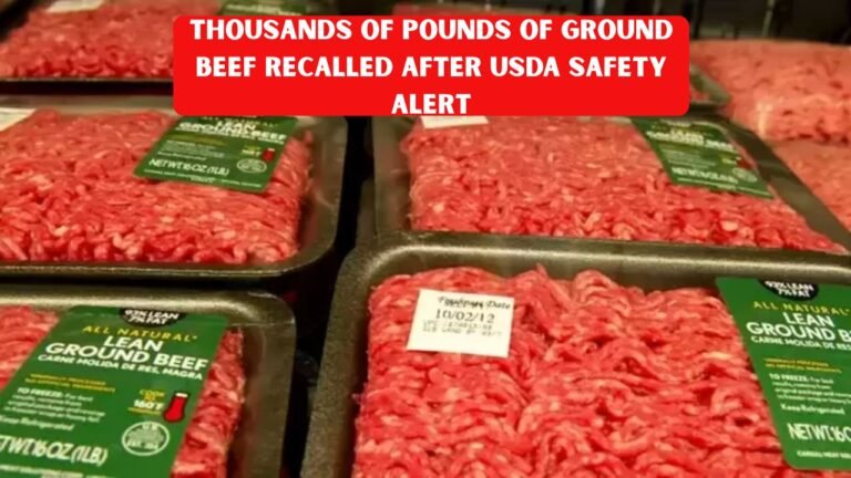 Thousands of Pounds of Ground Beef Recalled After USDA Safety Alert